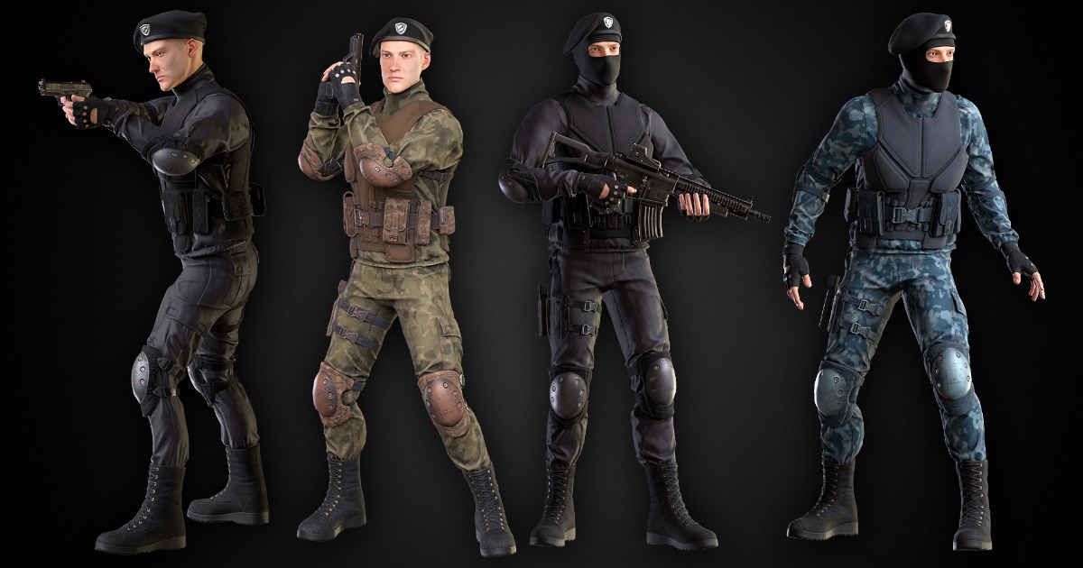 Military Spy Set | Characters | Unity Asset Store