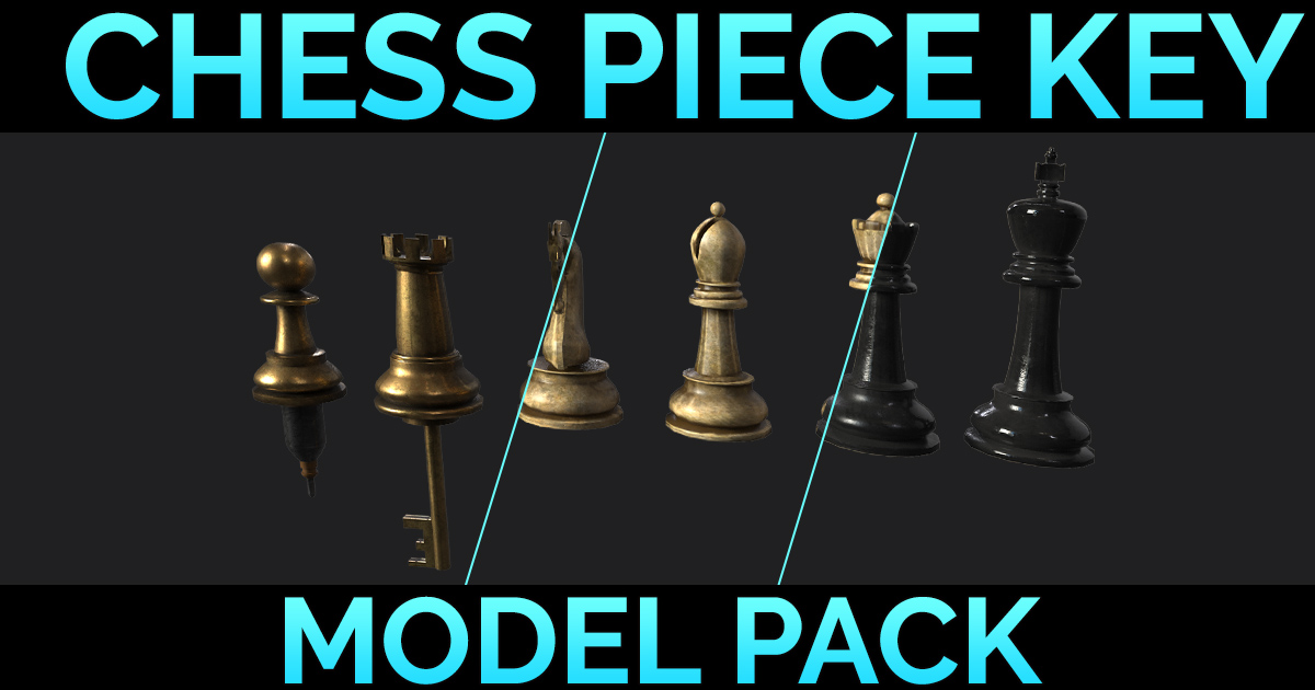 PBR Chess Key / Fuse Model Pack | 3D Props | Unity Asset Store