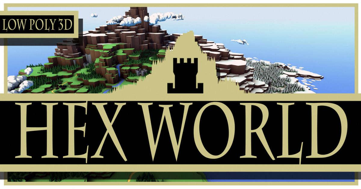 LOWPOLY - Hex World | 3D Fantasy | Unity Asset Store
