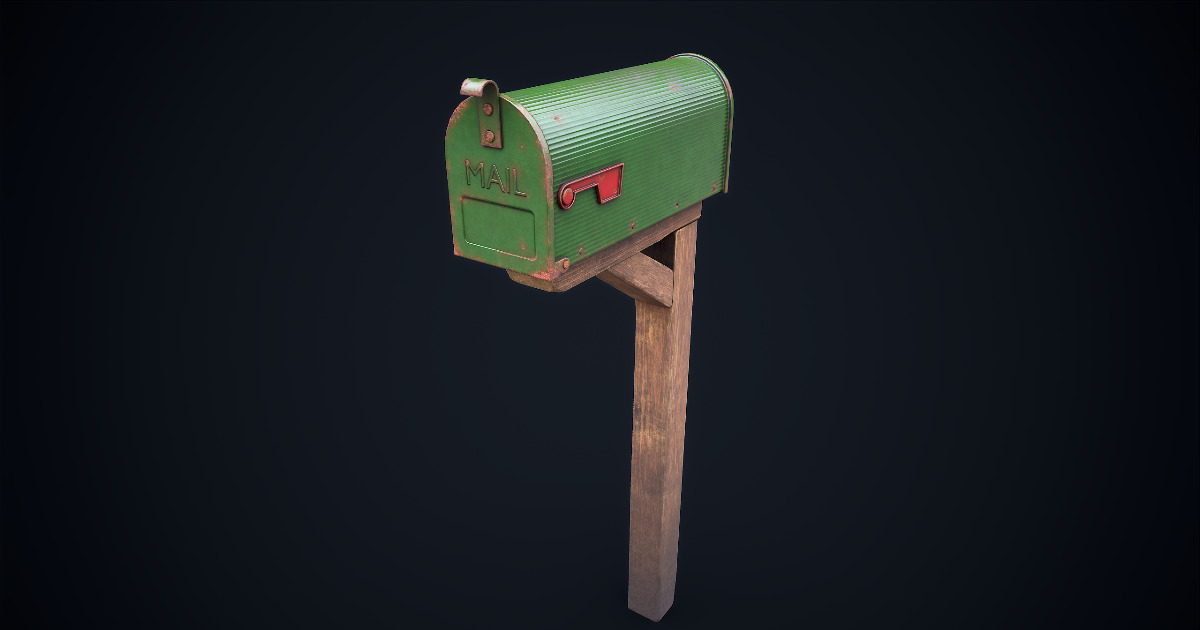 Metal mailbox | 3D Exterior | Unity Asset Store