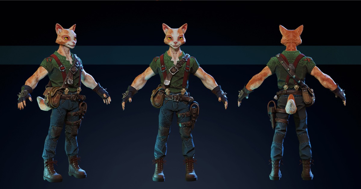 Cat man | 3D Characters | Unity Asset Store