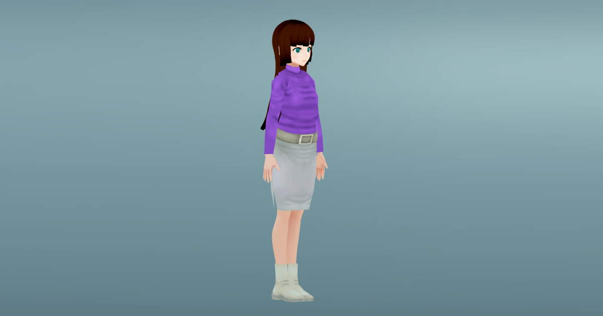 Casual 7 - Anime Girl Characters | Characters | Unity Asset Store