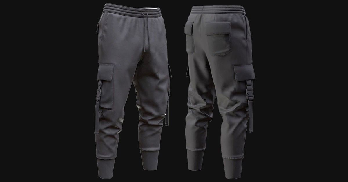 75 Military Pants - Male/Female - Rigged Humanoid Skeleton | 3D キャラクター ...