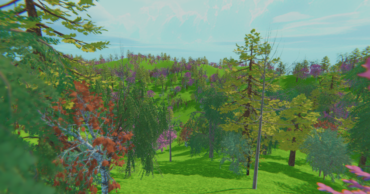 Low Poly Forest Pack 9 Types | 3D Trees | Unity Asset Store