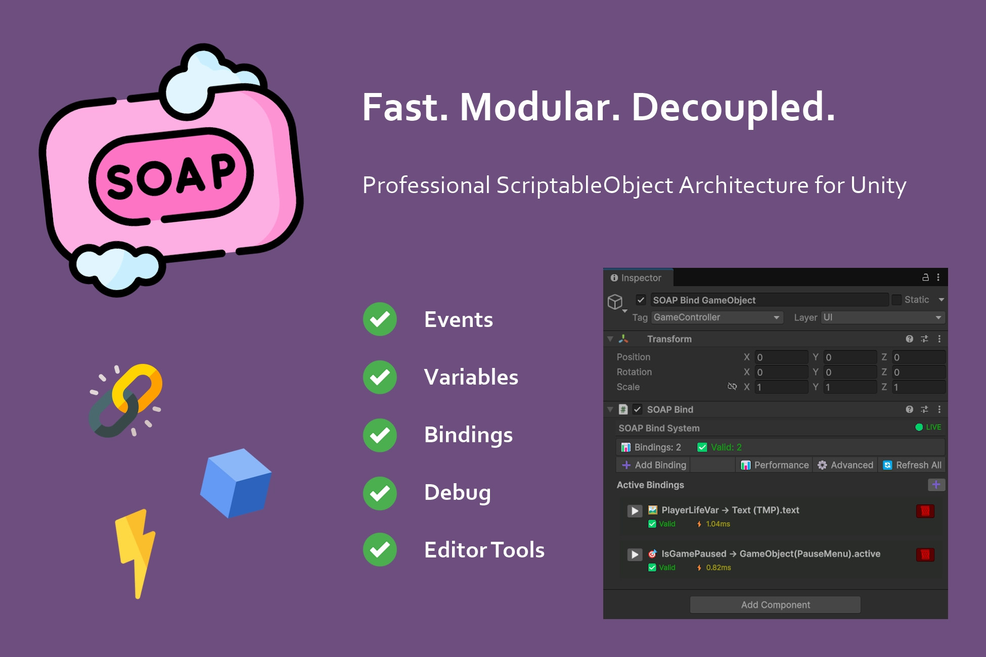 SoapKit – Modular ScriptableObject System | Integration | Unity Asset Store