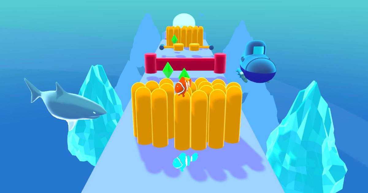 hyper casual asset (Running Track and coral reef ) | 3D Environments ...
