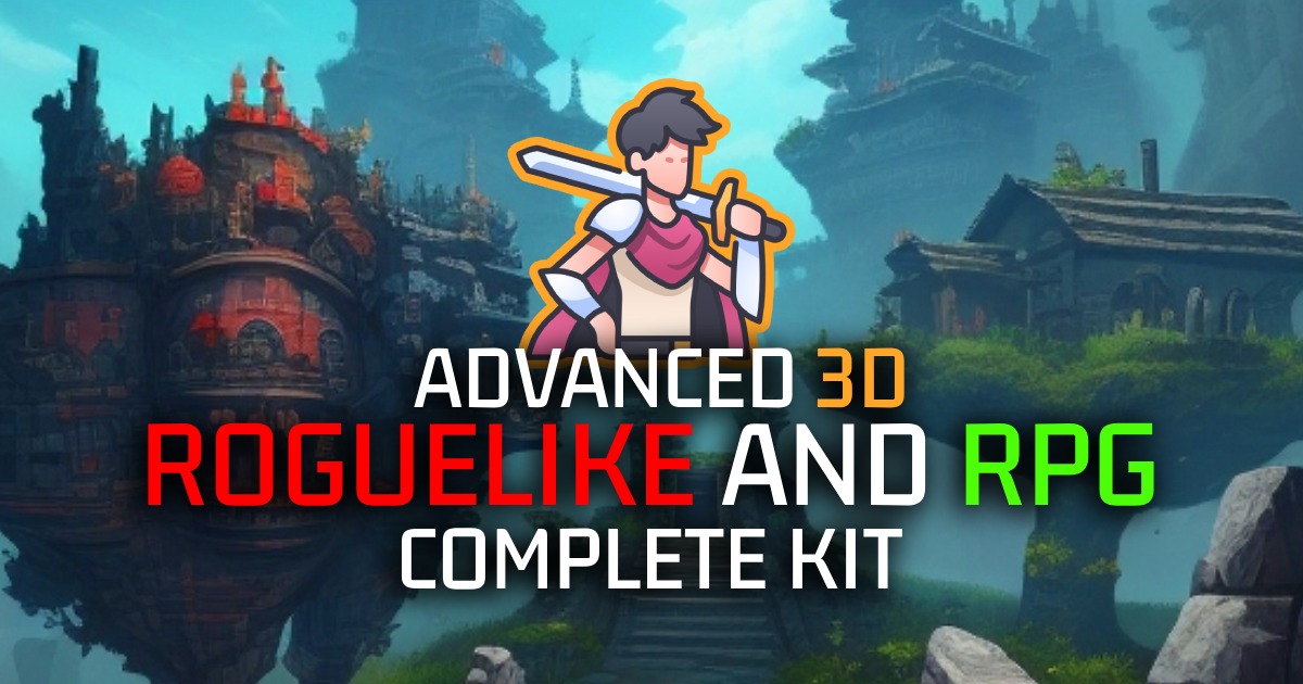 3D Roguelike RPG Complete Kit for Mobile and PC: TPS, Enemy AI, Puzzle and Props | Systems ...