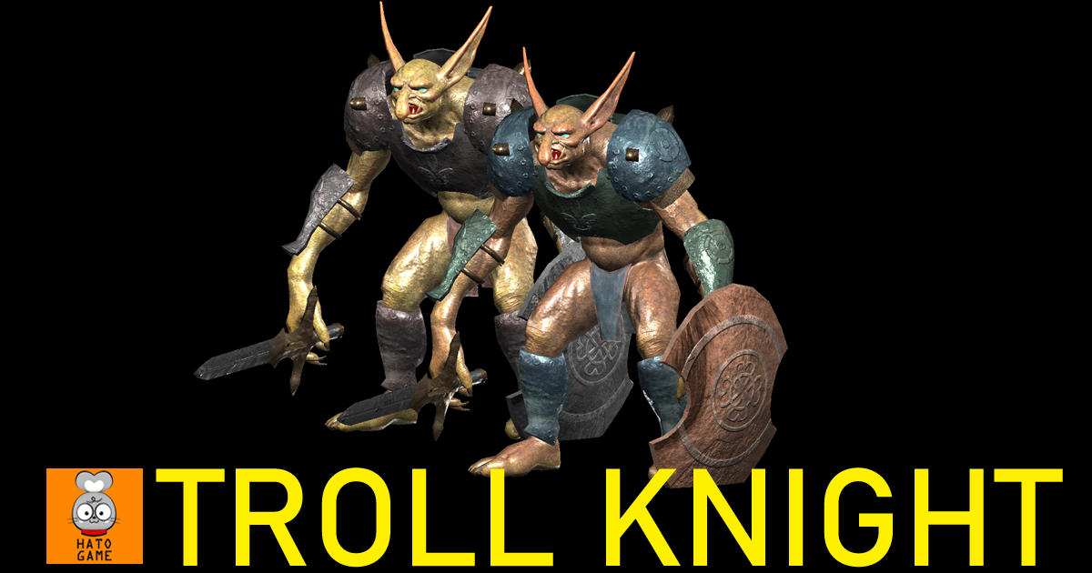 01_Monster: Troll Knight | 3D Creatures | Unity Asset Store
