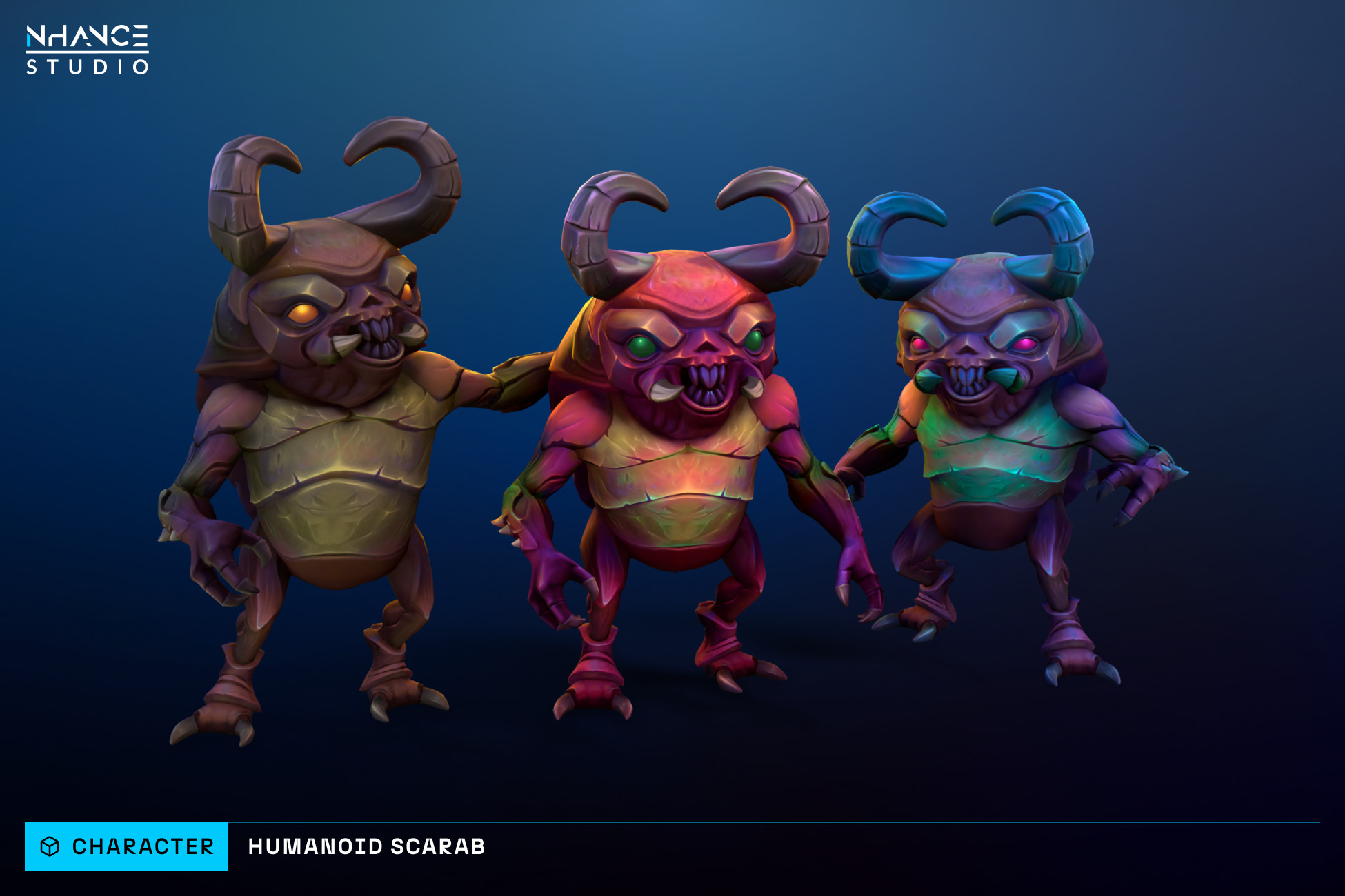Stylized Fantasy Humanoid Scarab | 3D キャラクター | Unity Asset Store
