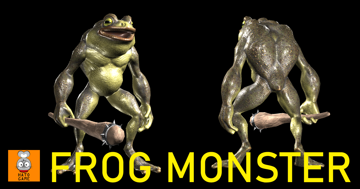 Monster: Frog | 3D Animals | Unity Asset Store