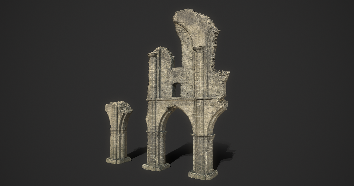 Ancient Temple Ruins PBR | 3D Historic | Unity Asset Store