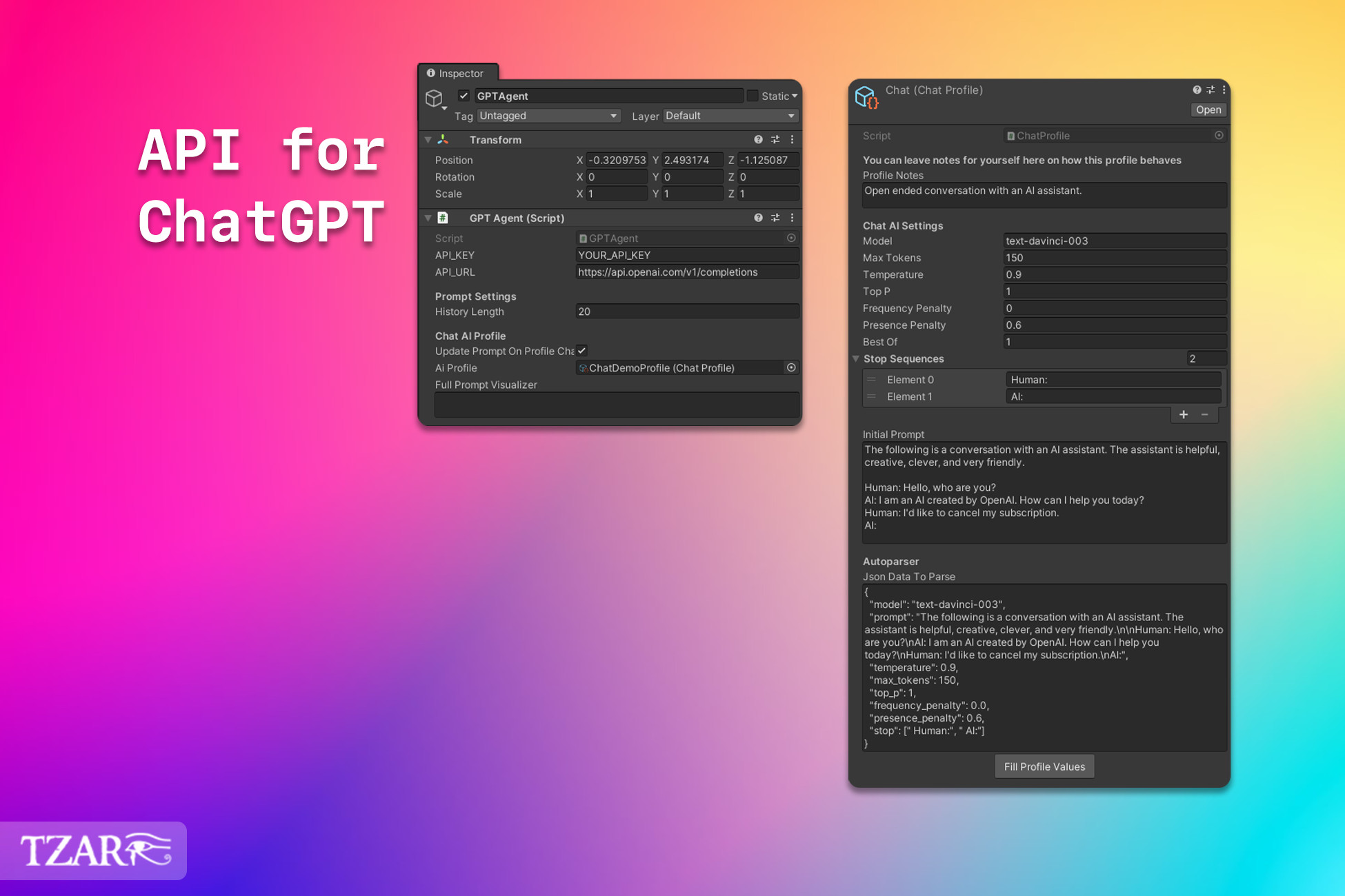 API for ChatGPT - Easy AI Integration | AI-ML Integration | Unity Asset Store