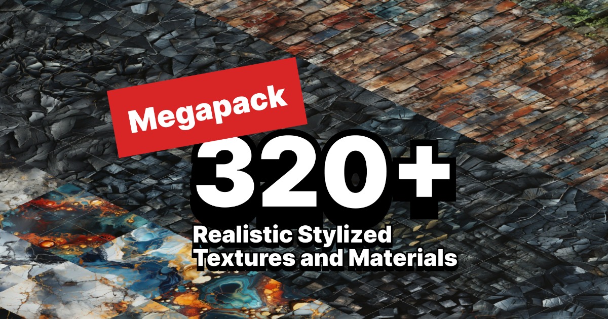 320+ Realistic stylized natural textures stone and minerals materials ...