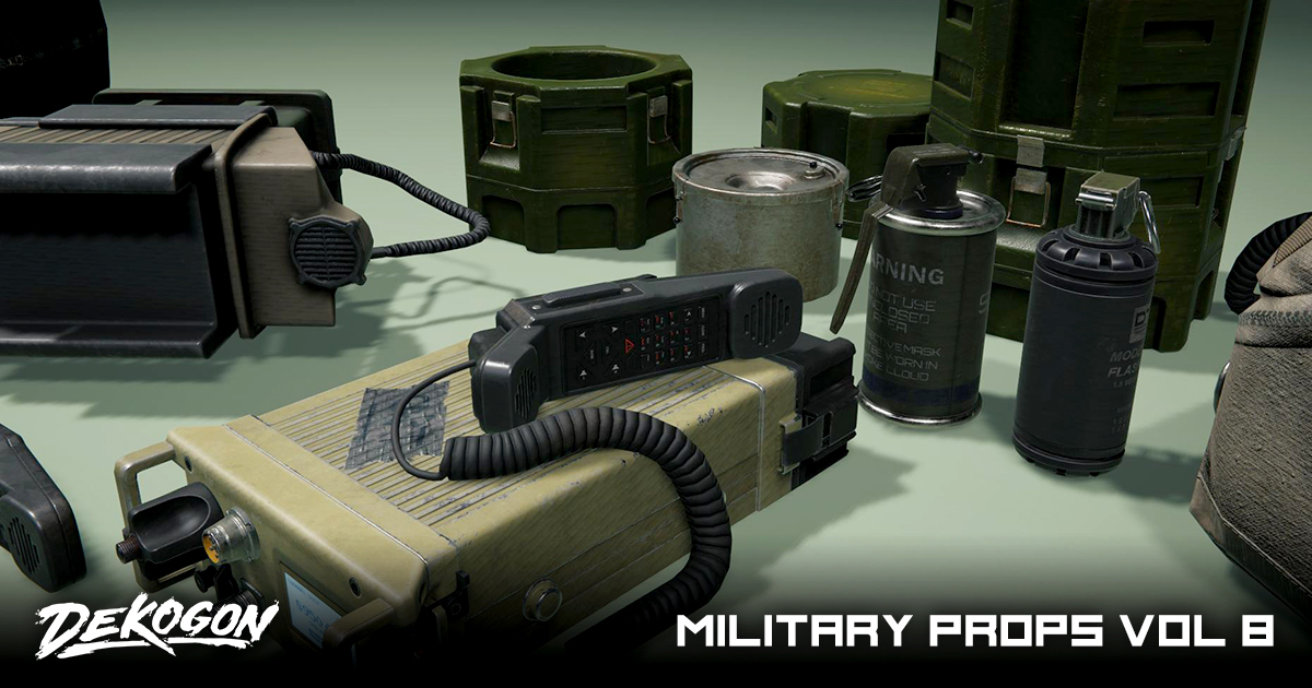 Military Supplies - VOL.8 - Field Supplies | 3D Props | Unity Asset Store