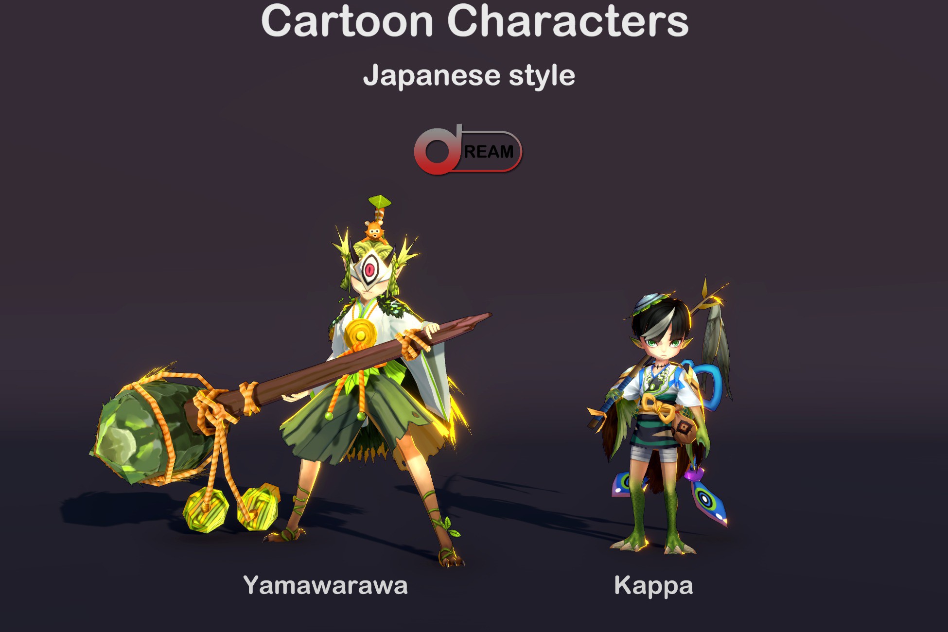 Cartoon Characters_Japanese style16 | キャラクター | Unity Asset Store