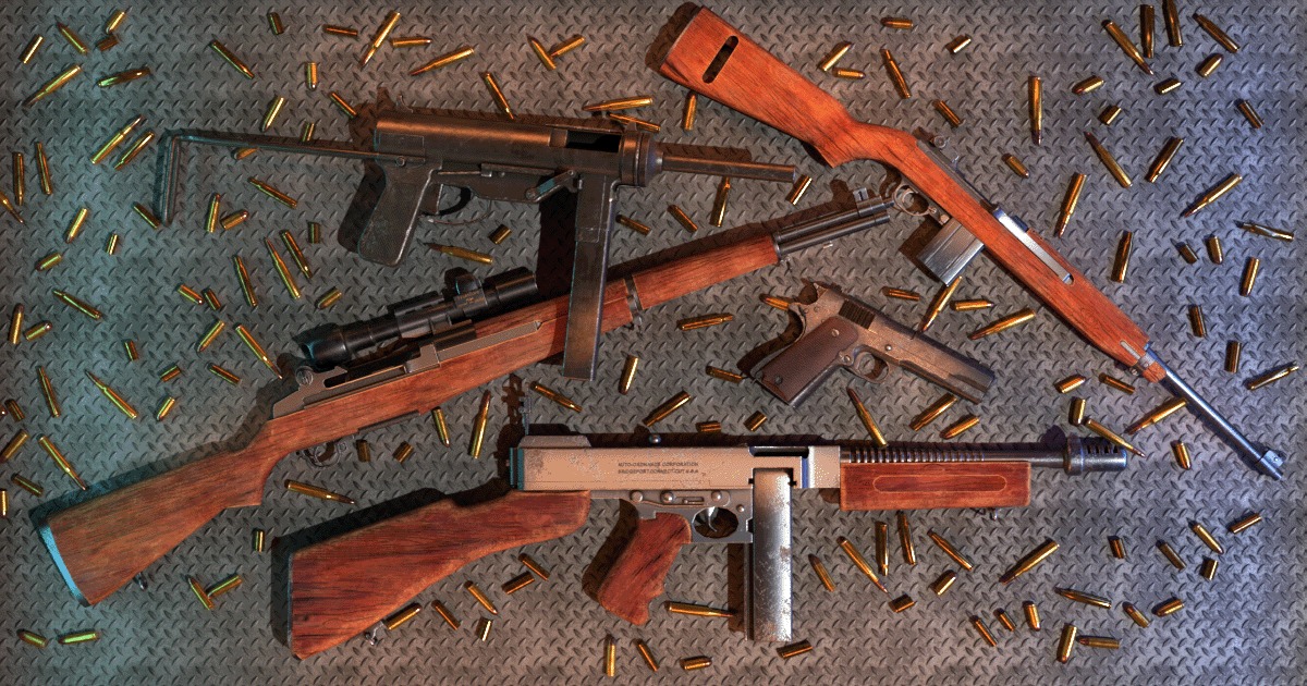 WW2 M1 Carbine | 3D Weapons | Unity Asset Store