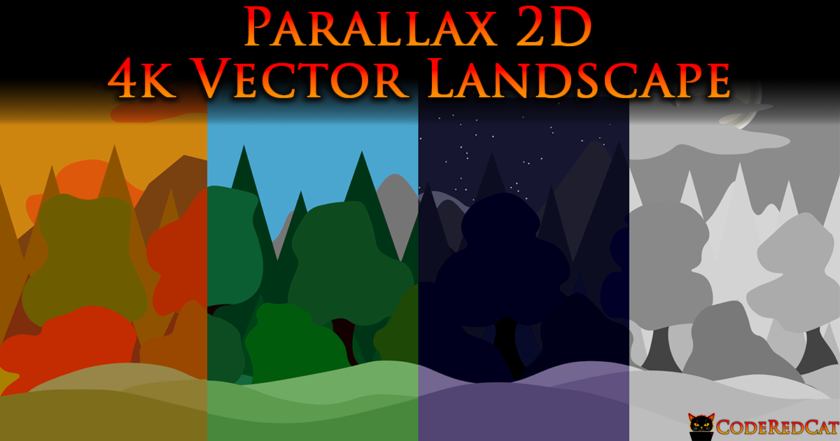 Free 4k Parallax Vector Backgrounds | 2D Environments | Unity Asset Store