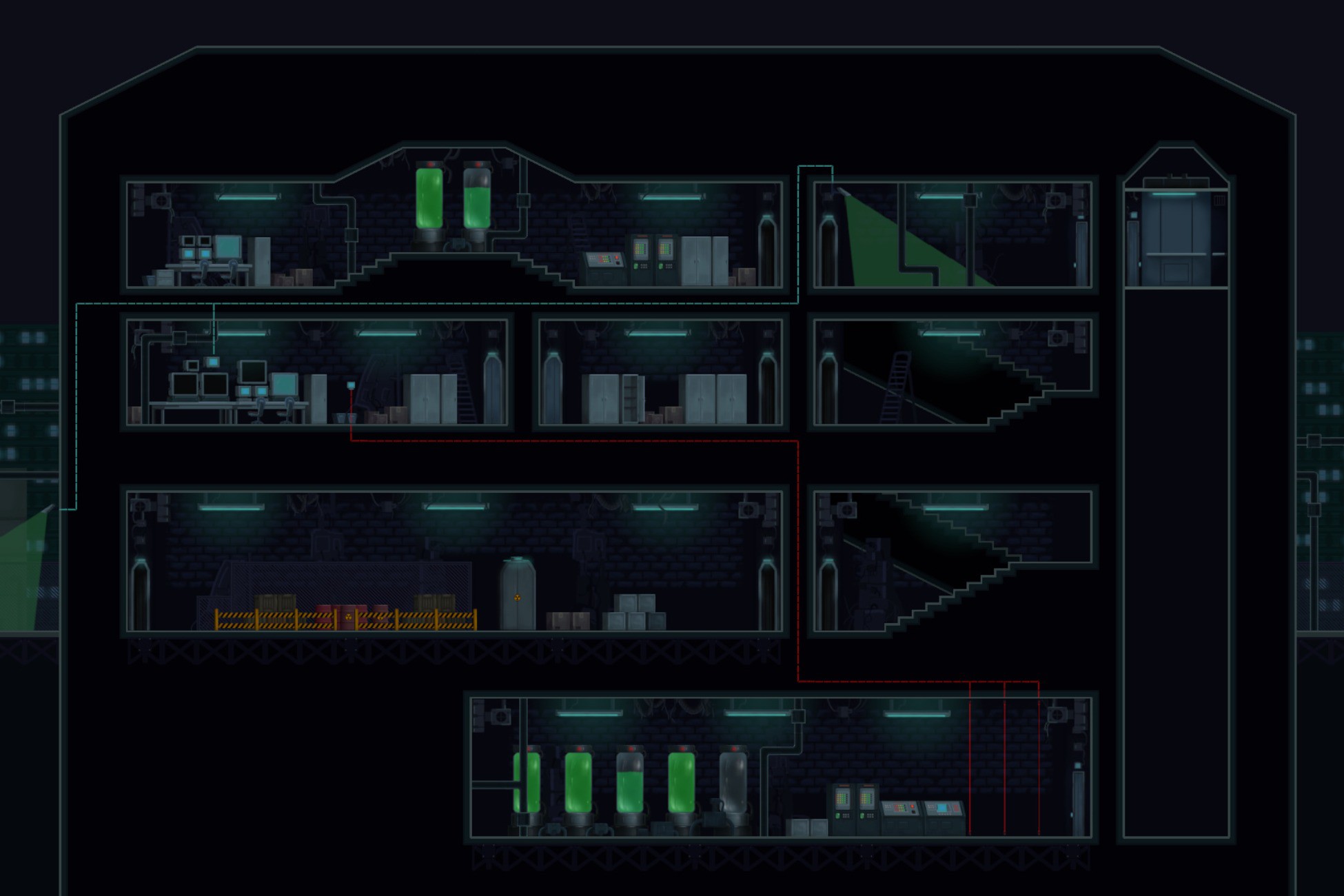2d Dark Laboratory | 2D 주변환경 | Unity Asset Store