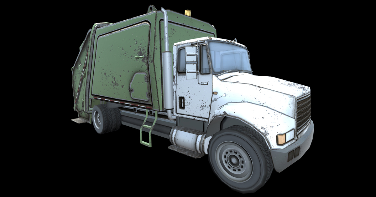 Garbage Truck HQ | 3D Land | Unity Asset Store