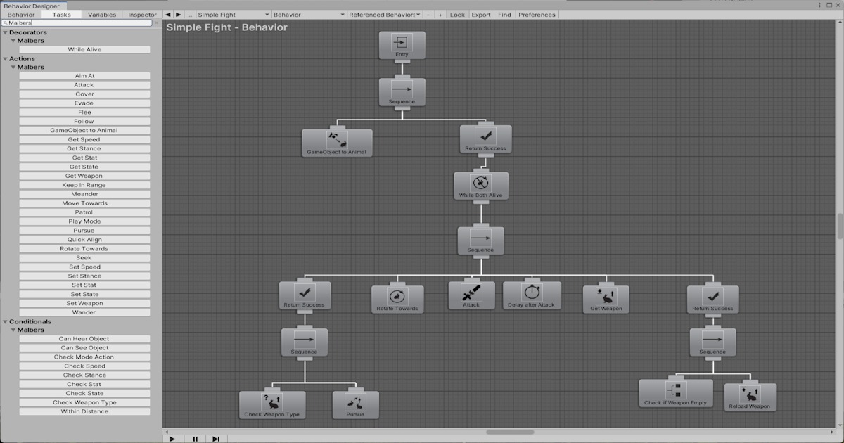 Behavior Designer for Malbers Animations | Behavior AI | Unity Asset Store