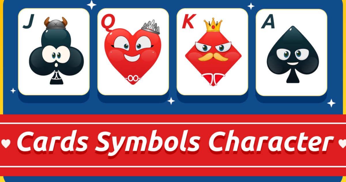 Simple playing card suit - Card character Pack | 2D Characters | Unity ...