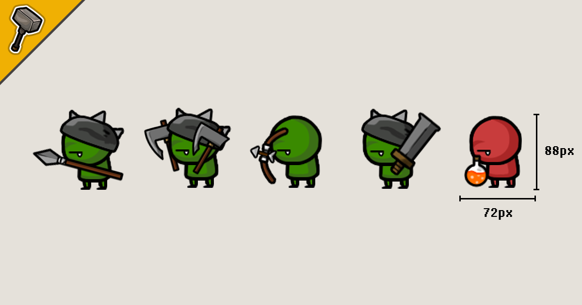 2D Simple Monster : Goblin | 2D 角色 | Unity Asset Store