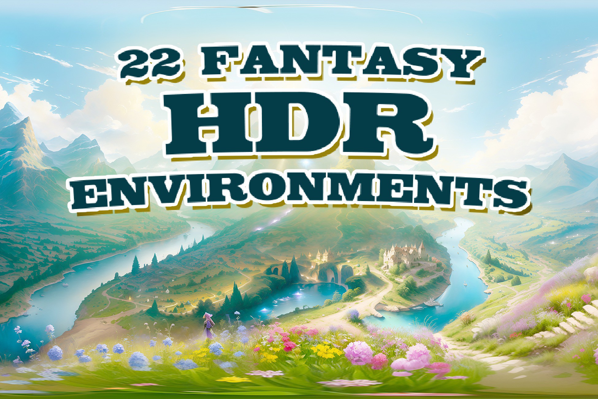 22 HDR Fantasy Environments | 2D Sky | Unity Asset Store