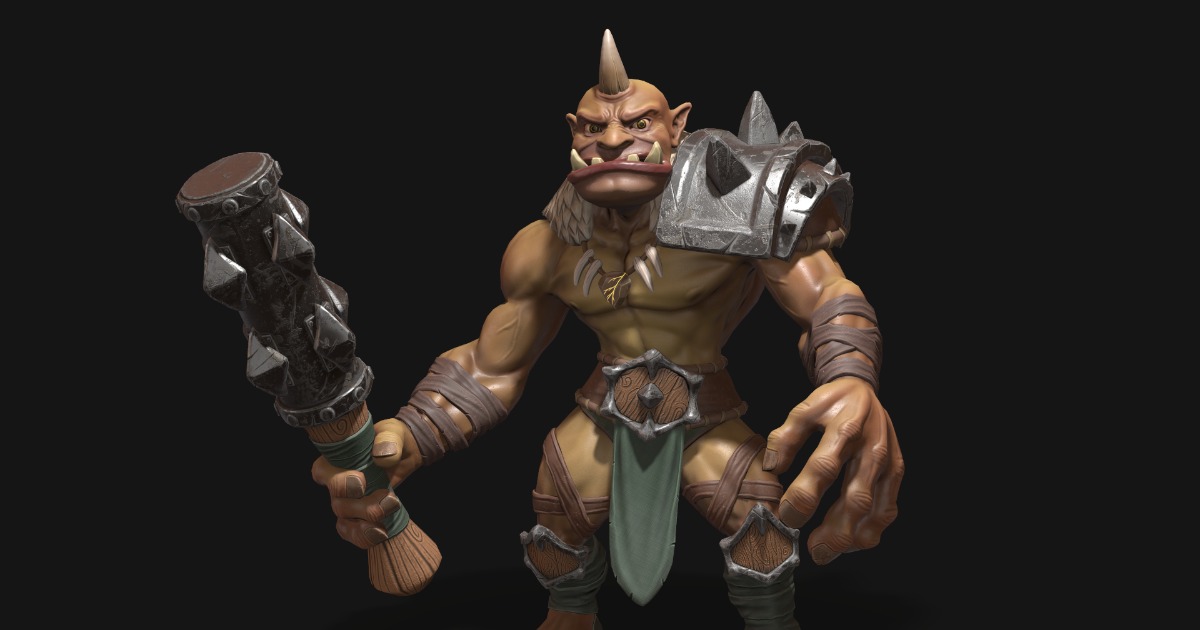 OgreWarrior | 3D Characters | Unity Asset Store