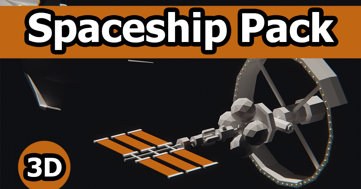 Spaceships - Low Poly Pack | 3D Space | Unity Asset Store