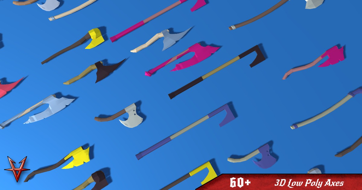 Vladriet's Axe Pack 4 | 3D Weapons | Unity Asset Store