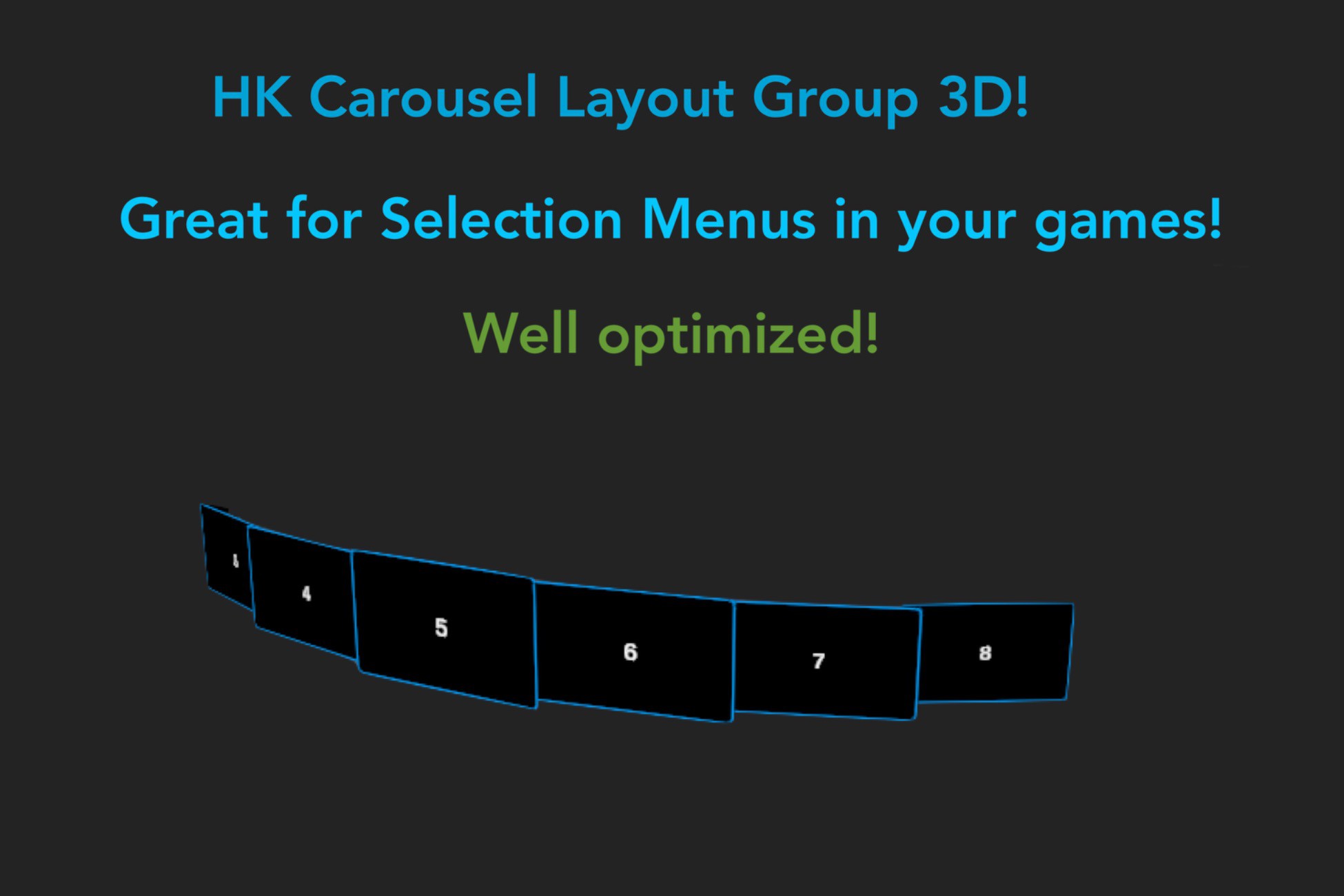 HK Carousel Layout Group 3D | GUI Tools | Unity Asset Store