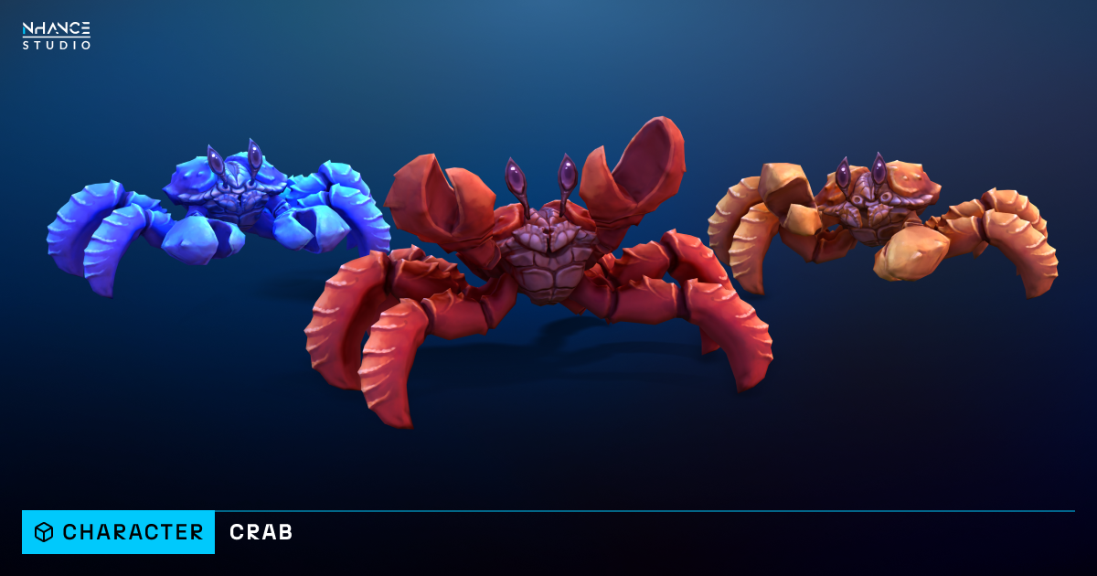 Stylized Fantasy Crab | Characters | Unity Asset Store