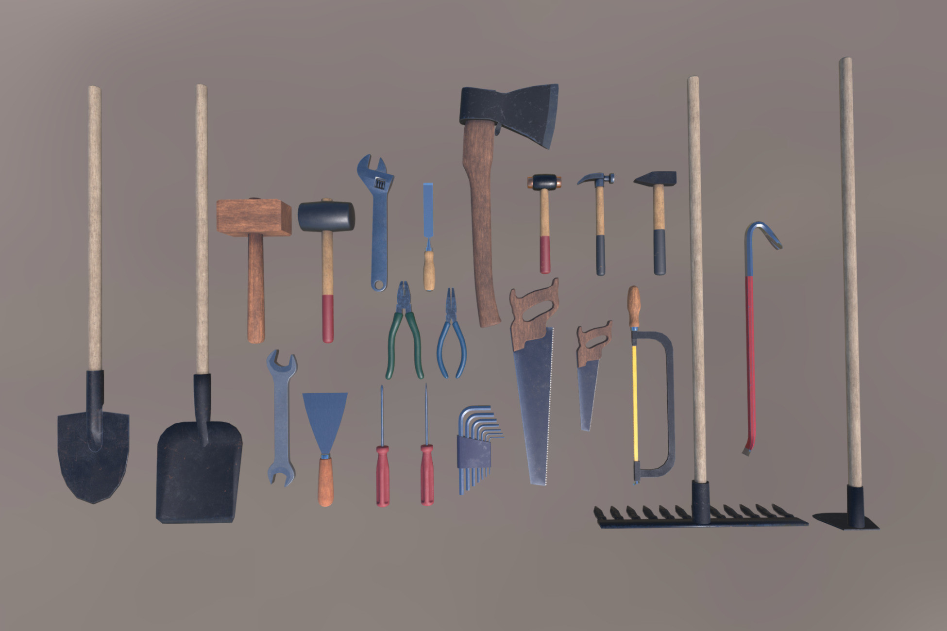 Garage PBR tools pack | 3D Tools | Unity Asset Store