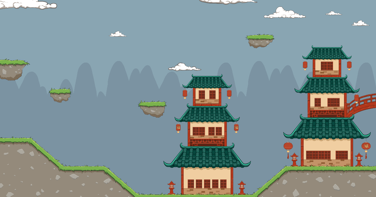 Chinese Runner | 2D Building | Unity Asset Store