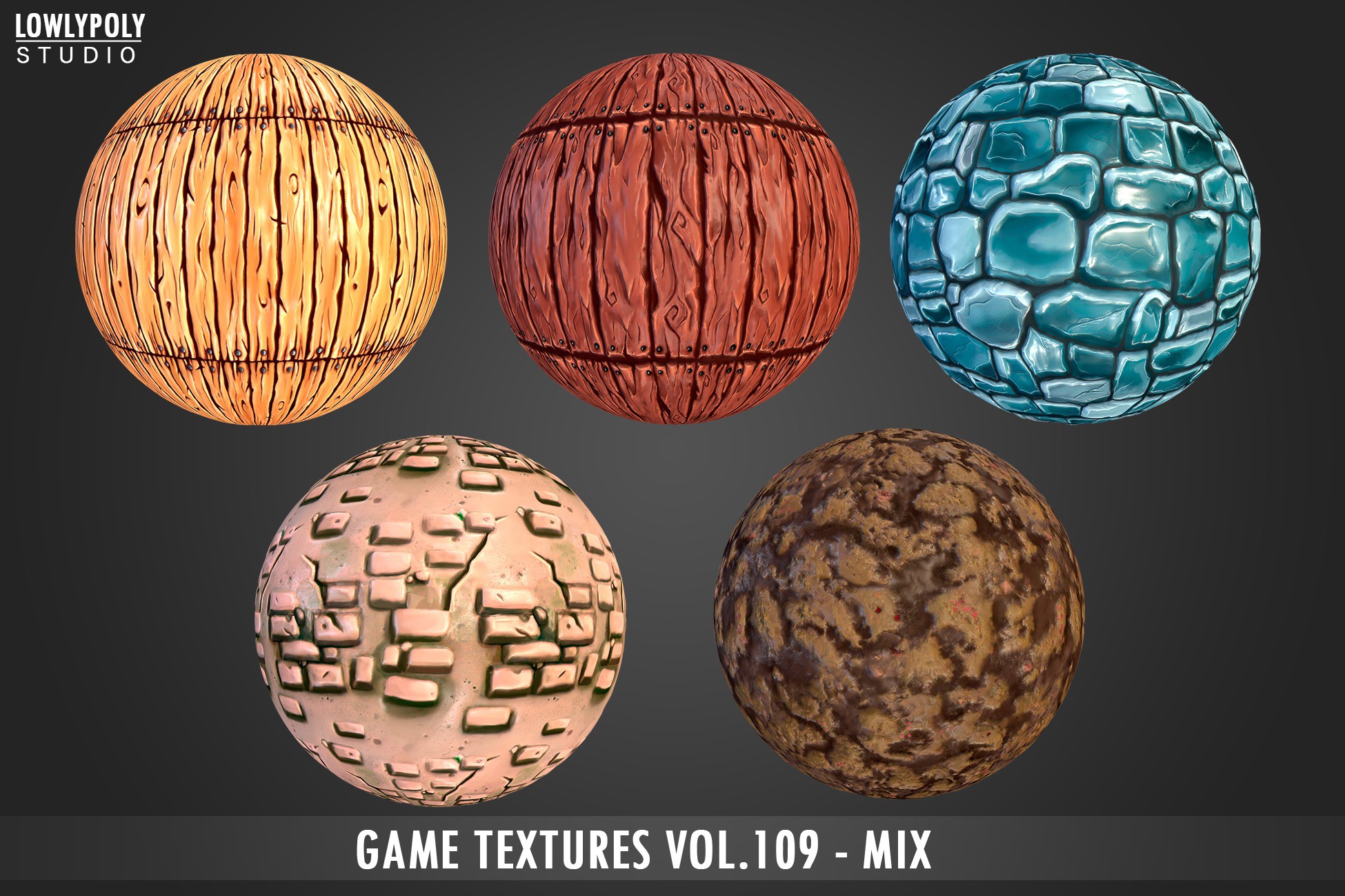 Mix Vol.109 - Stylized Textures | 2D Textures & Materials | Unity Asset ...