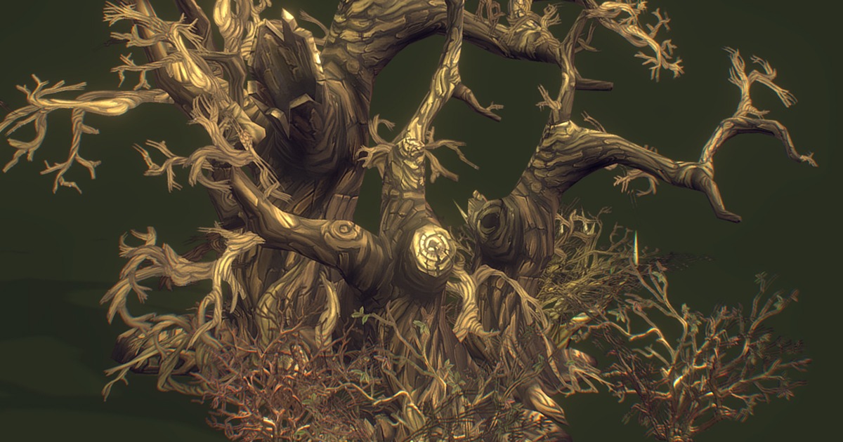 Dead Tree Pack - Hand Painted Series | 3D Trees | Unity Asset Store