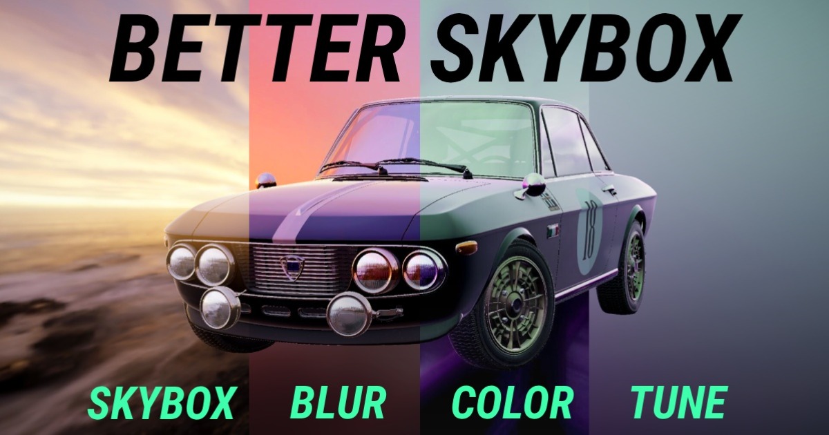 Better Skybox – Adjust Blur, Contrast, Color, Hue & Reflections right in Editor | 2D Sky | Unity ...