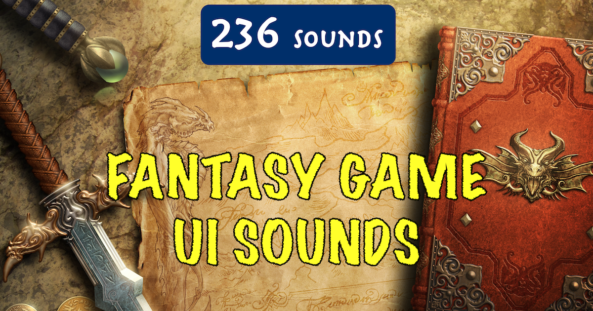 Fantasy Game UI Sounds | Audio Sound FX | Unity Asset Store