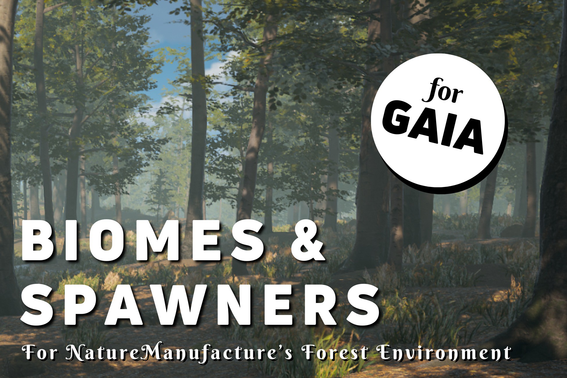 Biomes & Spawners for Gaia - NatureManufacture's Forest Environment | Terrain | Unity Asset Store