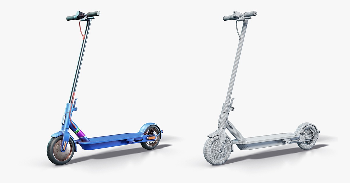Kick Scooter | 3D Land | Unity Asset Store