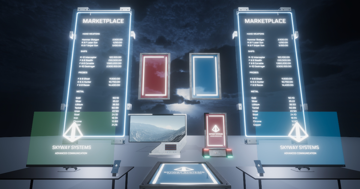 Sci-Fi Displays | 3D Sci-Fi | Unity Asset Store