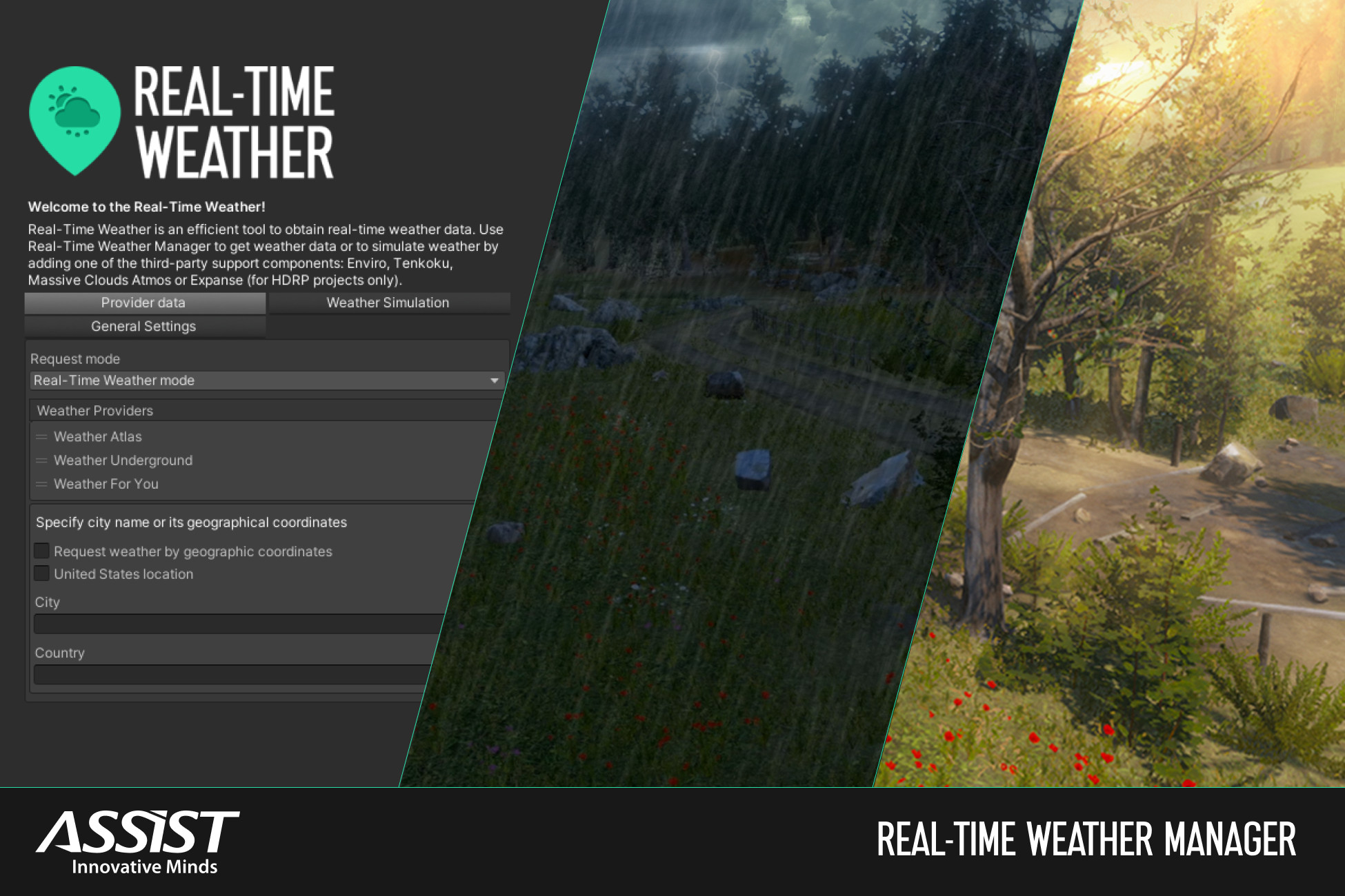 Real Time Weather Utilities Tools Unity Asset Store Real Time Weather Utilities Tools Unity Asset Store