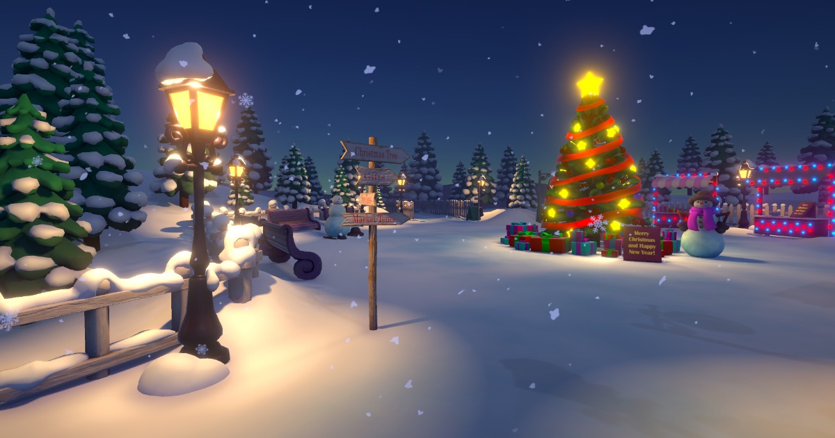 Low-poly Cozy Christmas Pack | 3D Environments | Unity Asset Store