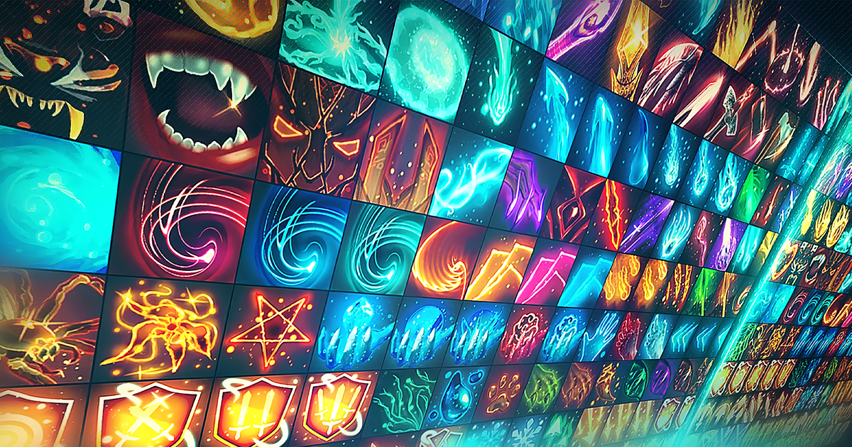 RPG +150 Skill & Spell Icon Magic | 2D Icons | Unity Asset Store