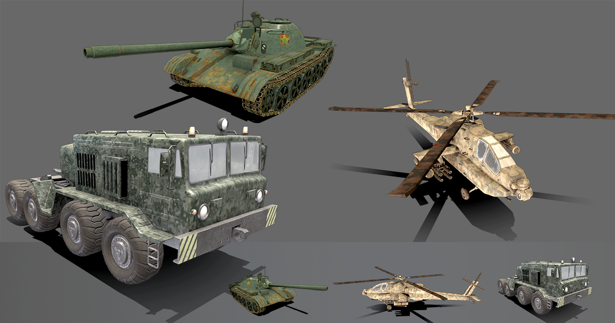 Military Vehicle Collections | 3D Land | Unity Asset Store