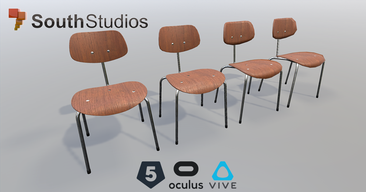 ArchViz LOD Chair A01 Eiermann | 3D Furniture | Unity Asset Store