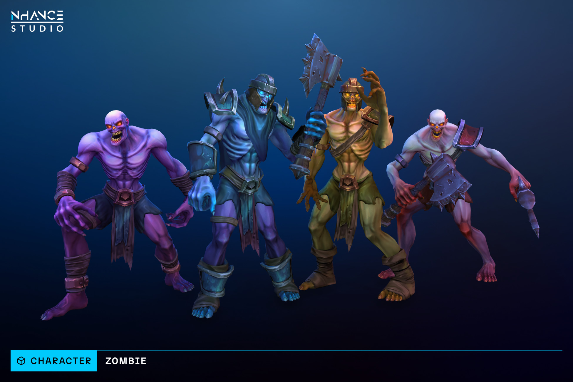 Modular Fantasy Stylized Zombie Hero | 3D キャラクター | Unity Asset Store