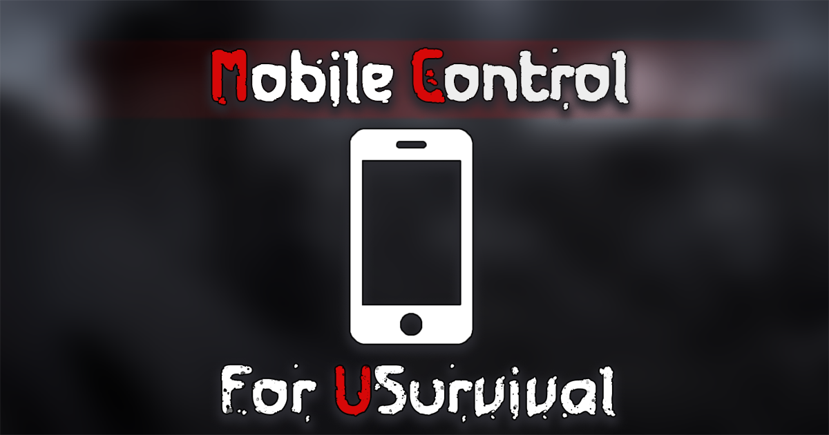 uSurvival : Mobile Control | Integration | Unity Asset Store