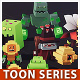Evolution Monsters Pack 1 Toon Series
