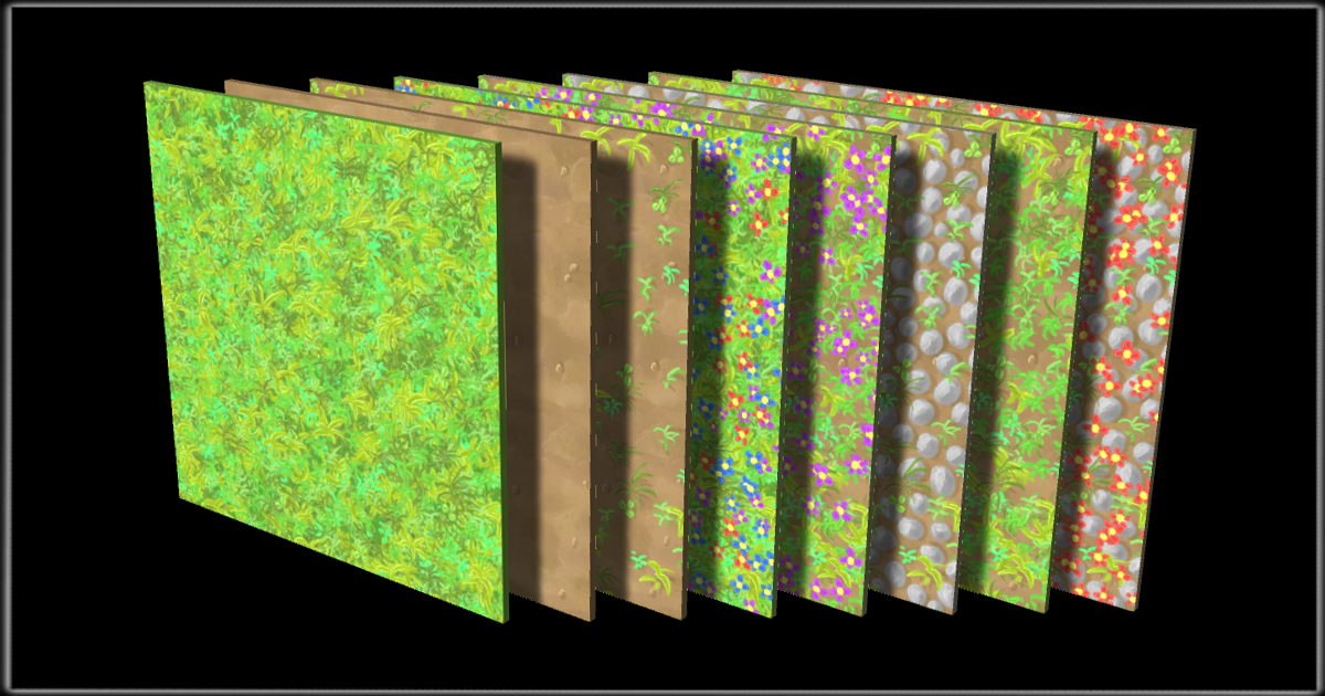 Landscape Textures 0 [by Silver Cats] | 2D Textures & Materials | Unity ...